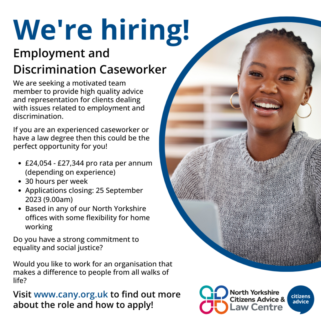 News - North Yorkshire Citizens Advice and Law Centre